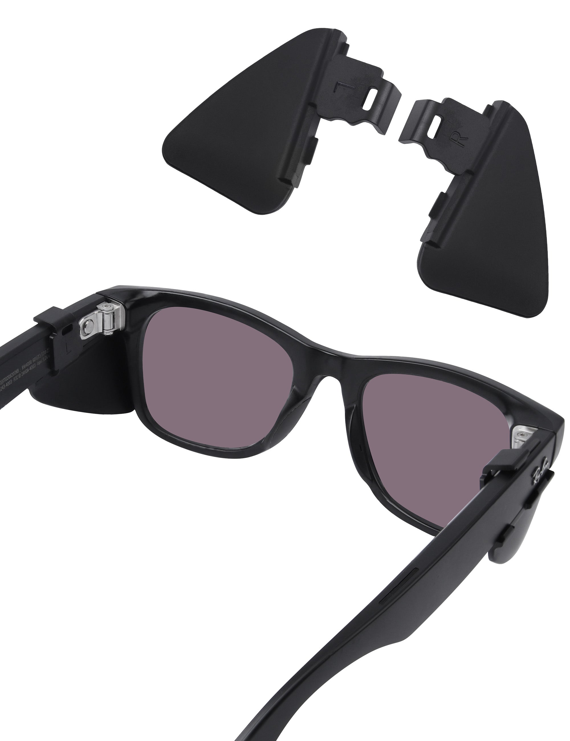 Glasses Side Shields for Ray-Ban Meta Wayfarer (Gen 2) RW4012 53mm ...