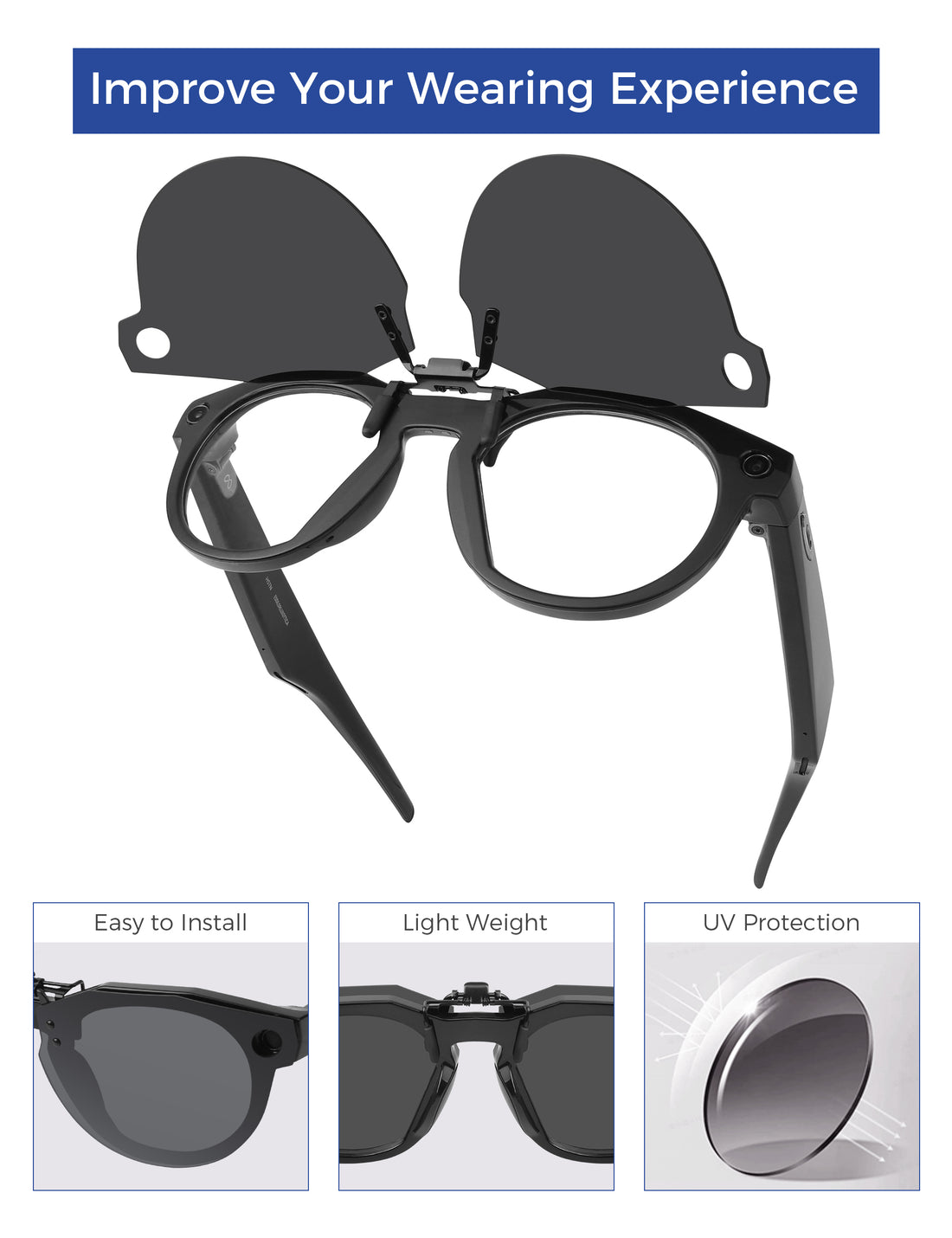 Custom Polarized Clip-on for Oakley Meta HSTN OW8002 51mm Sunglasses ...