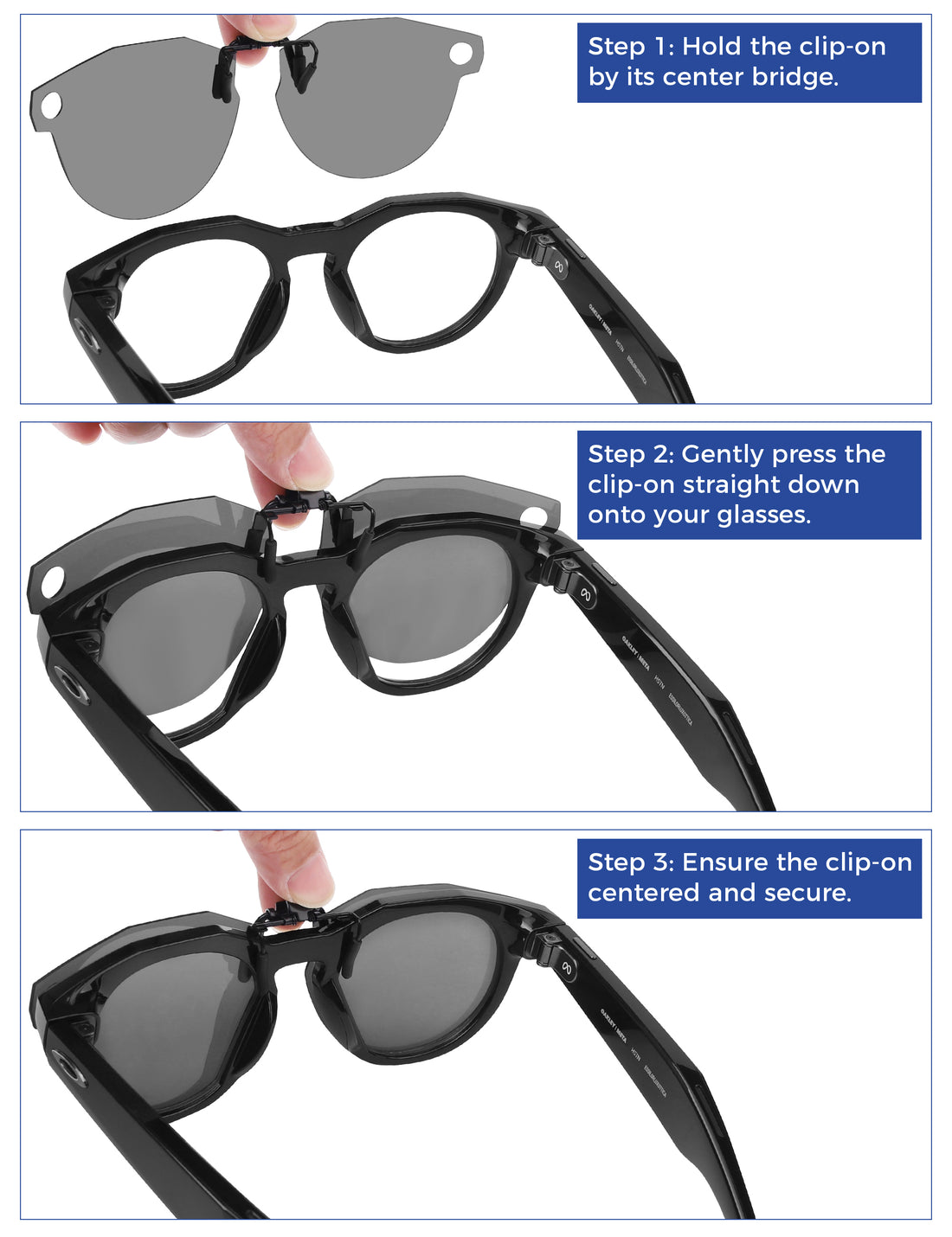 Custom Polarized Clip-on for Oakley Meta HSTN OW8002 51mm Sunglasses ...