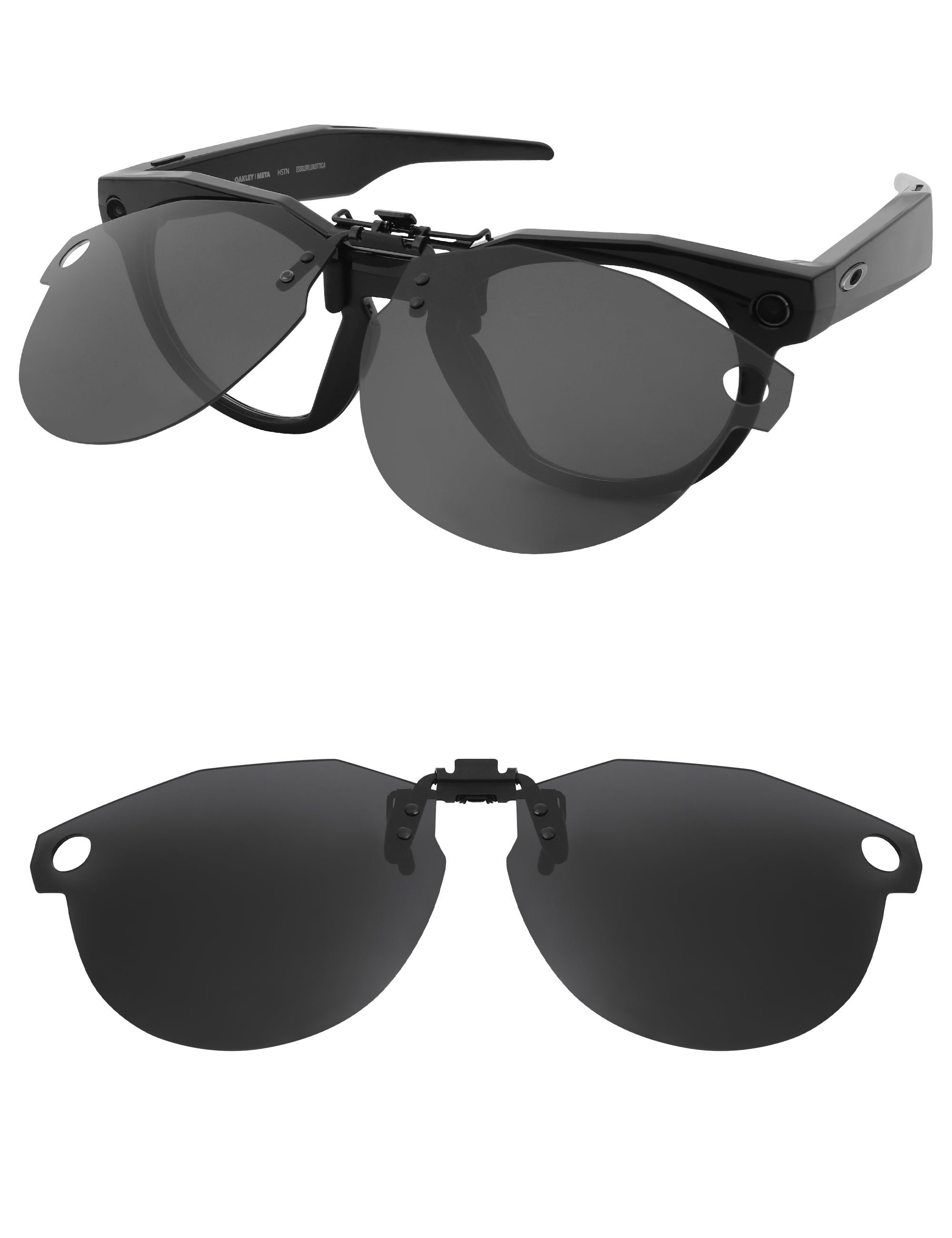 Custom Polarized Clip-on for Oakley Meta HSTN OW8002 51mm Sunglasses ...