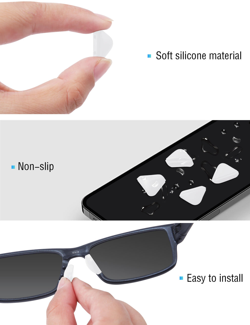 Custom Nose Pads for Oakley Plank 2.0 OX8081 55mm Sunglasses – Custom ...