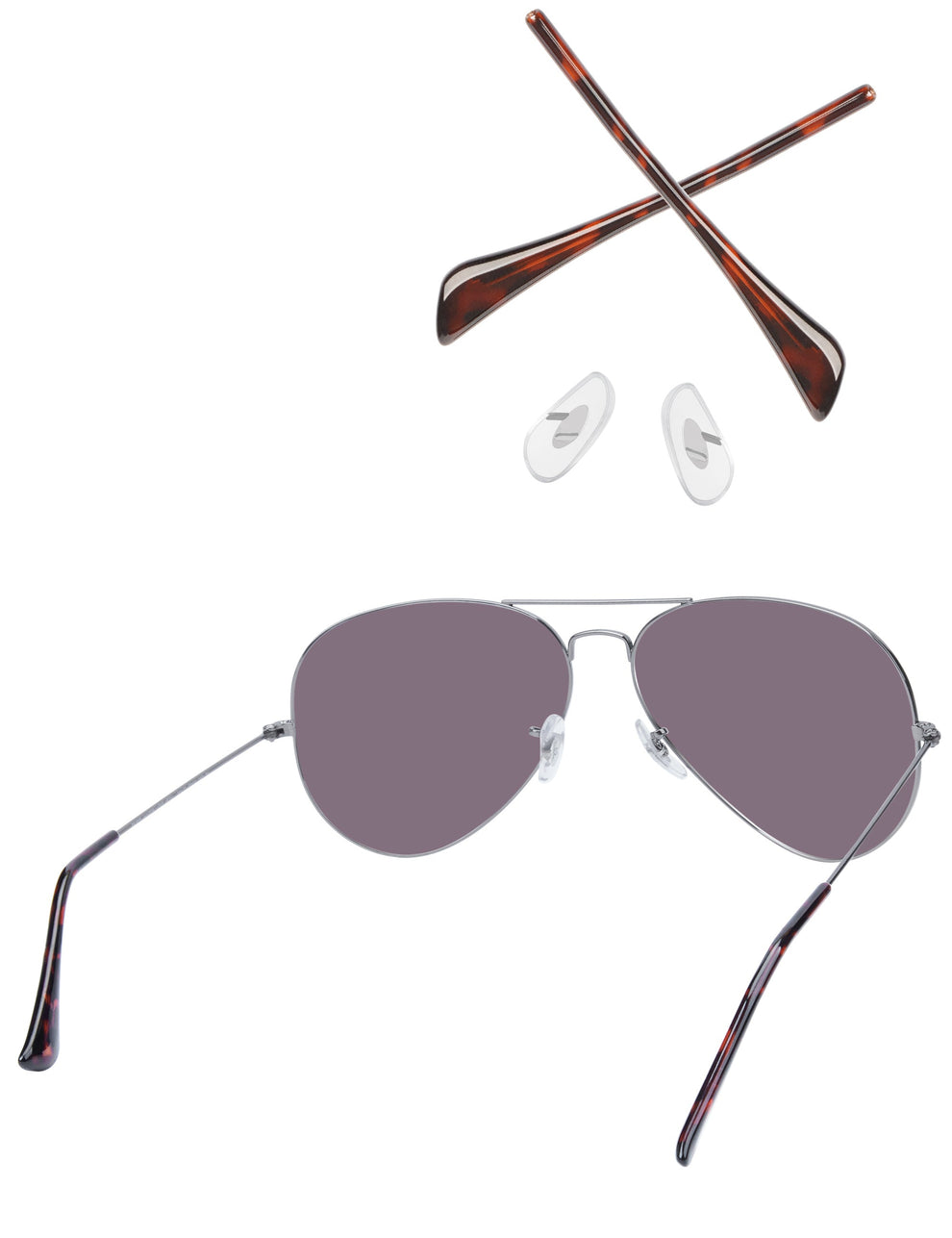 Custom Replacement Rubber Kits for Ray-Ban Caravan RB3136 58mm ...